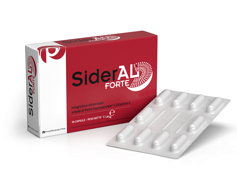 SiderAL Forte με Σουκροσωμικό Σίδηρο & Βιταμίνη C 30caps | Dna Pharmacy